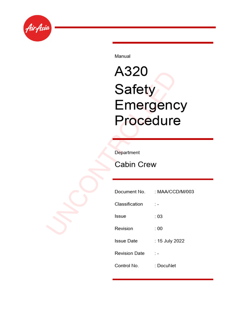 A320 Sep Manual | PDF | Flight Attendant | Aviation