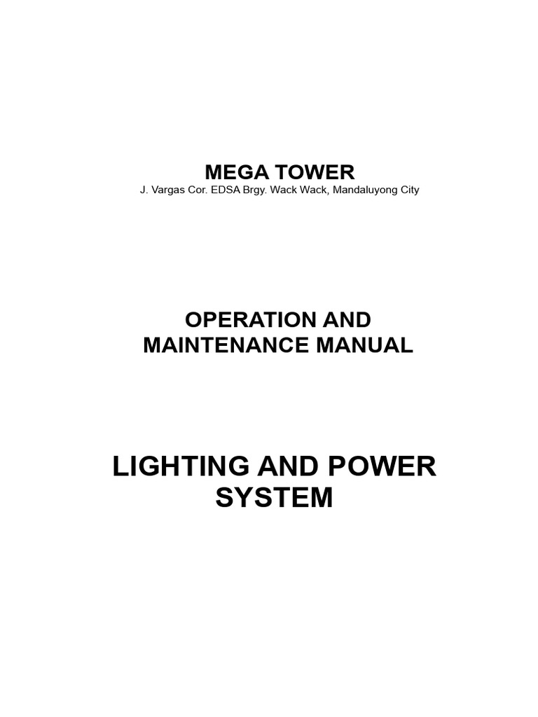 OMM - Sample | PDF | Electrical Engineering | Electricity