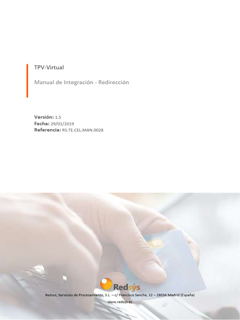 TPV-Virtual Manual Integración - Redirección | PDF | Servidor web | Internet y web