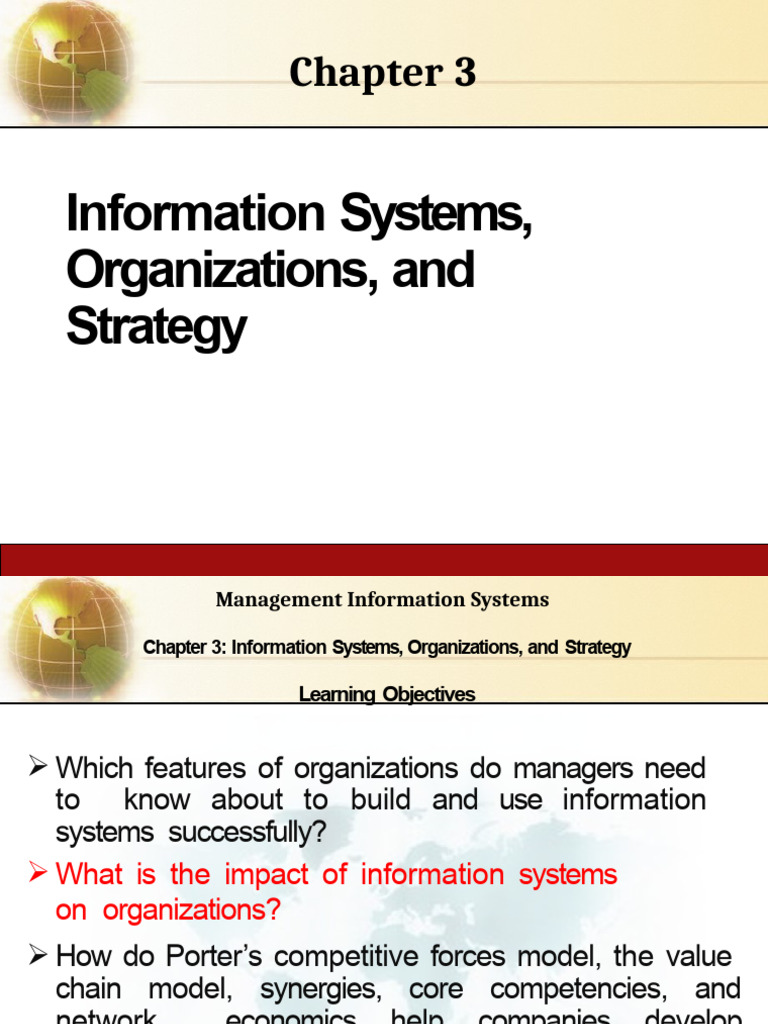Lecture 5 Ch3 Information System, Organization and Strategy | Download Free PDF | Employment ...