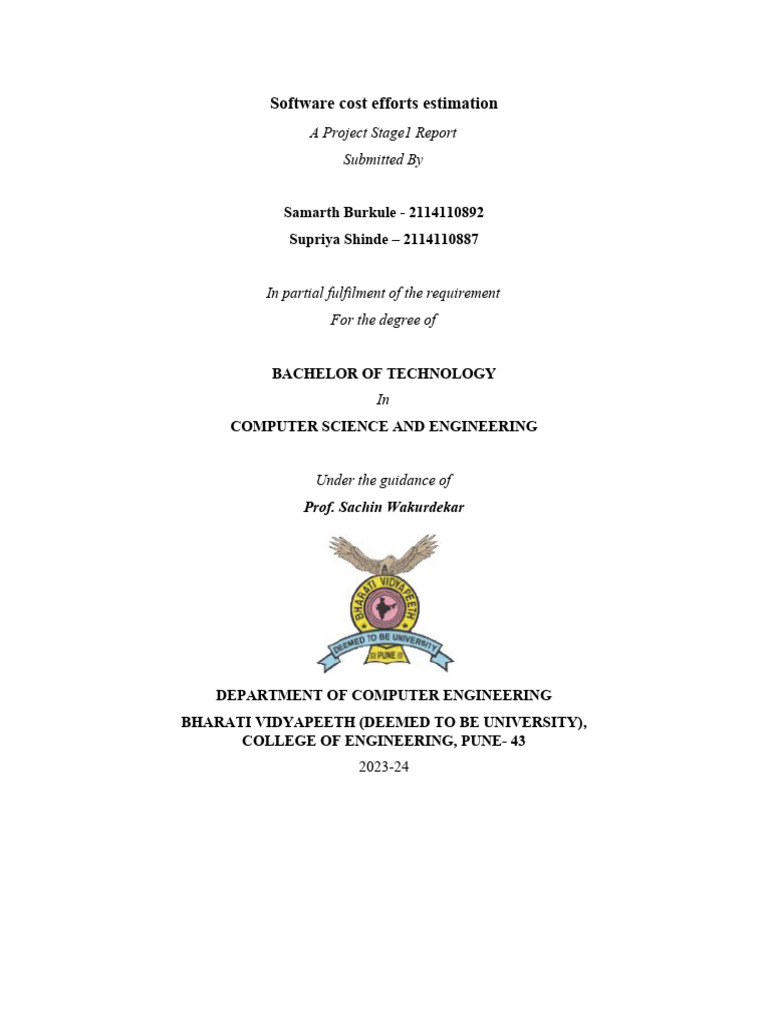 Software Cost Effort Estimationn Pdf Methodology Usability