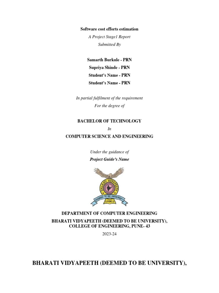 Software Cost Effort Estimation | PDF | Usability | Methodology