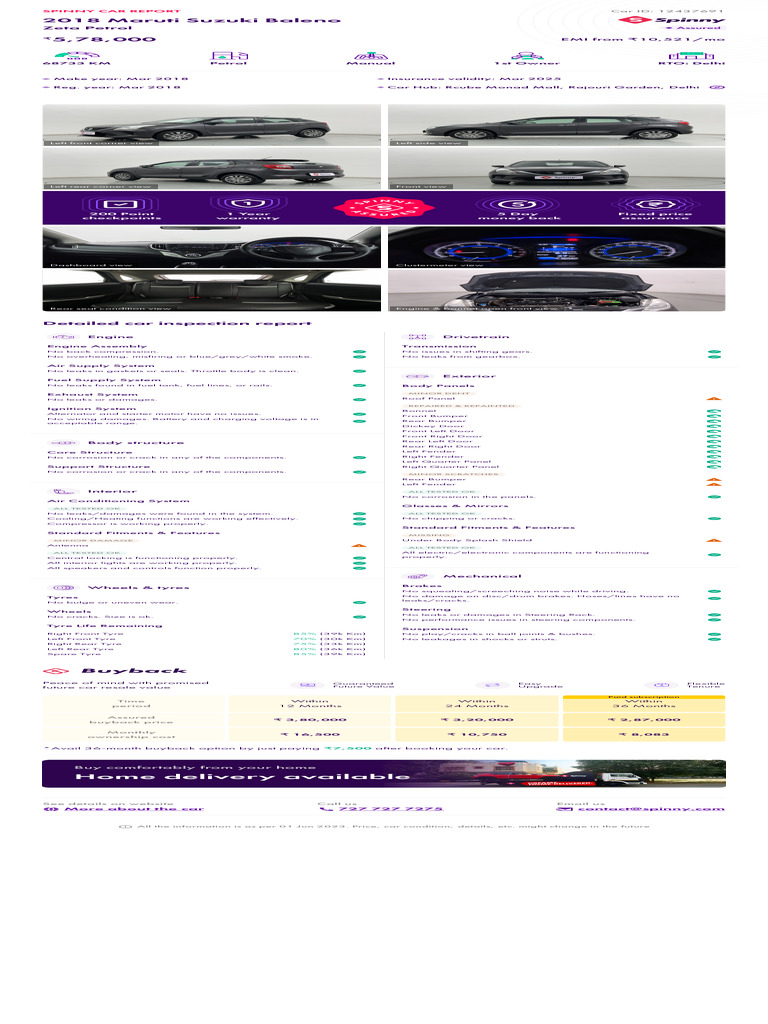 Shareable Report | PDF | Steering | Car
