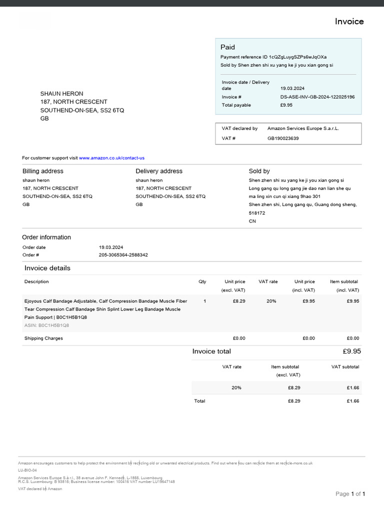 Invoice | PDF | Invoice