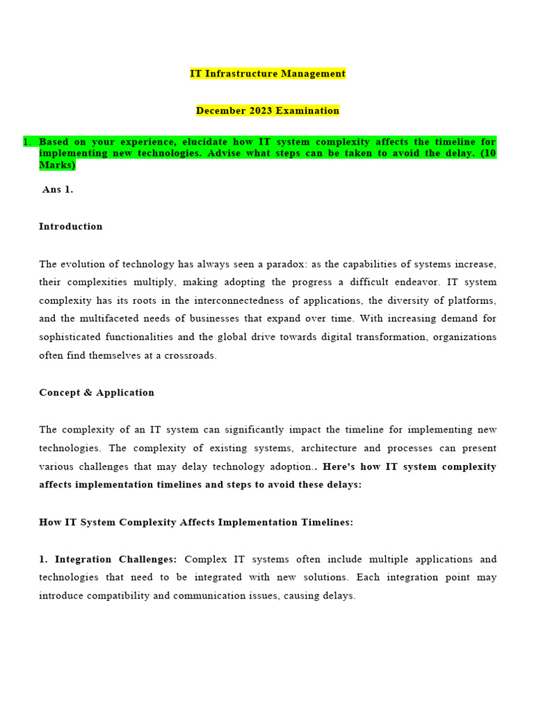 IT Infrastructure Management ABI | PDF | Virtualization | Virtual Machine