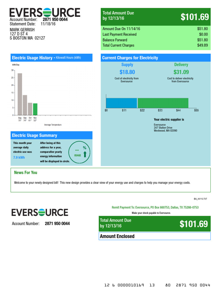 Eversource Energy | PDF | Physical Quantities | Nature