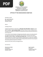 Solicitation Letter: Uniform/jersey Consisting of 12 Players | PDF