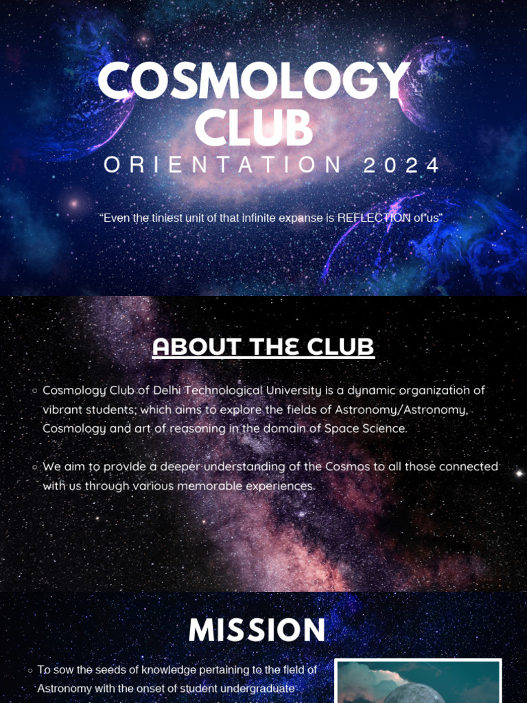 2024 Cosmo Orientation Final | PDF | Astronomy | Websites