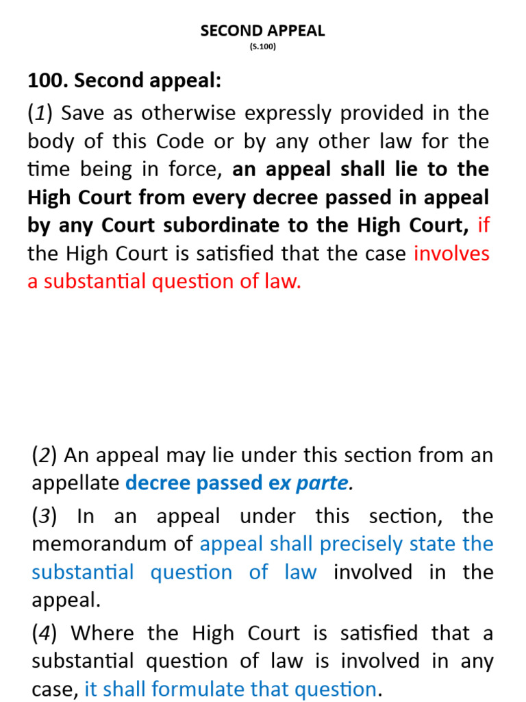 Second Appeal, Reference, Review Revision | PDF | Appeal | Judgment (Law)