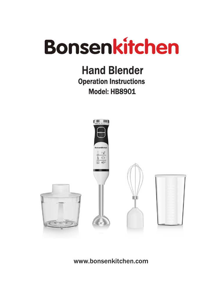 HB 8901 | Download Free PDF | Blender | Ac Power Plugs And Sockets