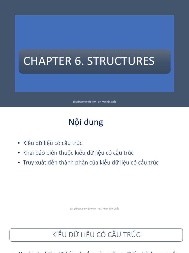 Chapter 6. Structures | PDF