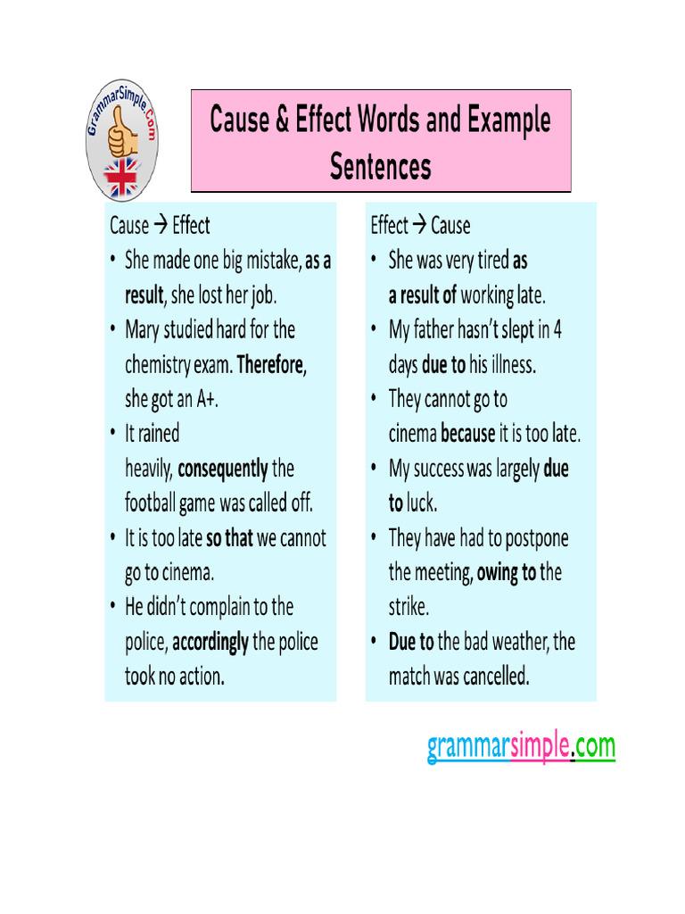 Cause and Effect | PDF