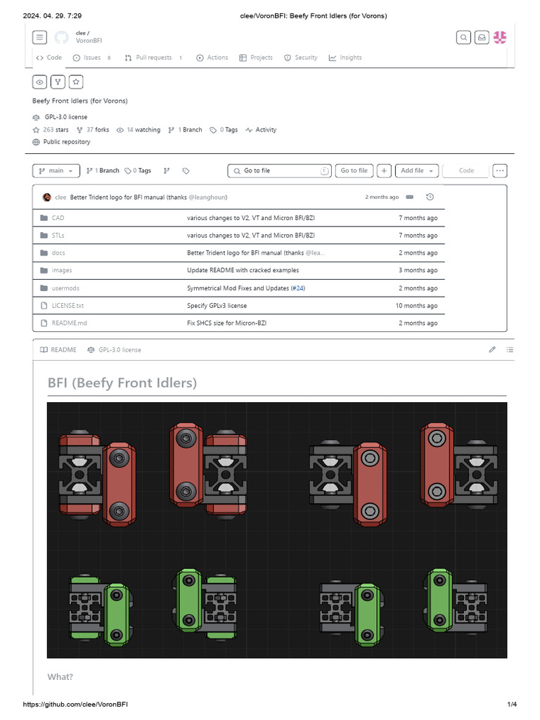 Clee - VoronBFI - Beefy Front Idlers (For Vorons) | PDF | Computing | Software Engineering