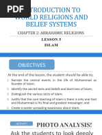 Introduction to Islam Lesson Plan | PDF | Abrahamic Religions ...
