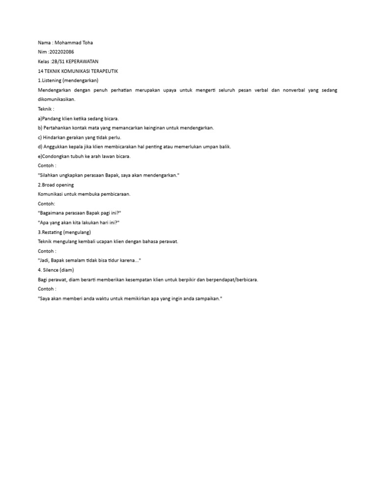 Mohammad Toha 202202086 Tugas Kep - Jiwa | PDF