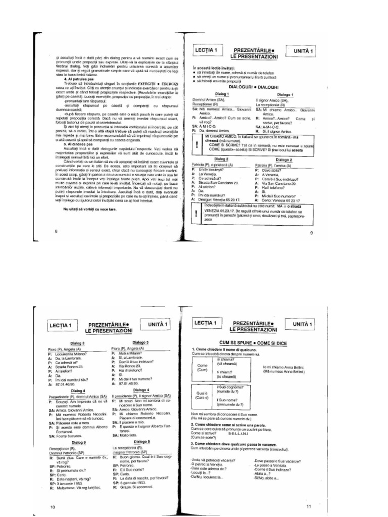 Invata Italiana Simplu Si Repede | PDF