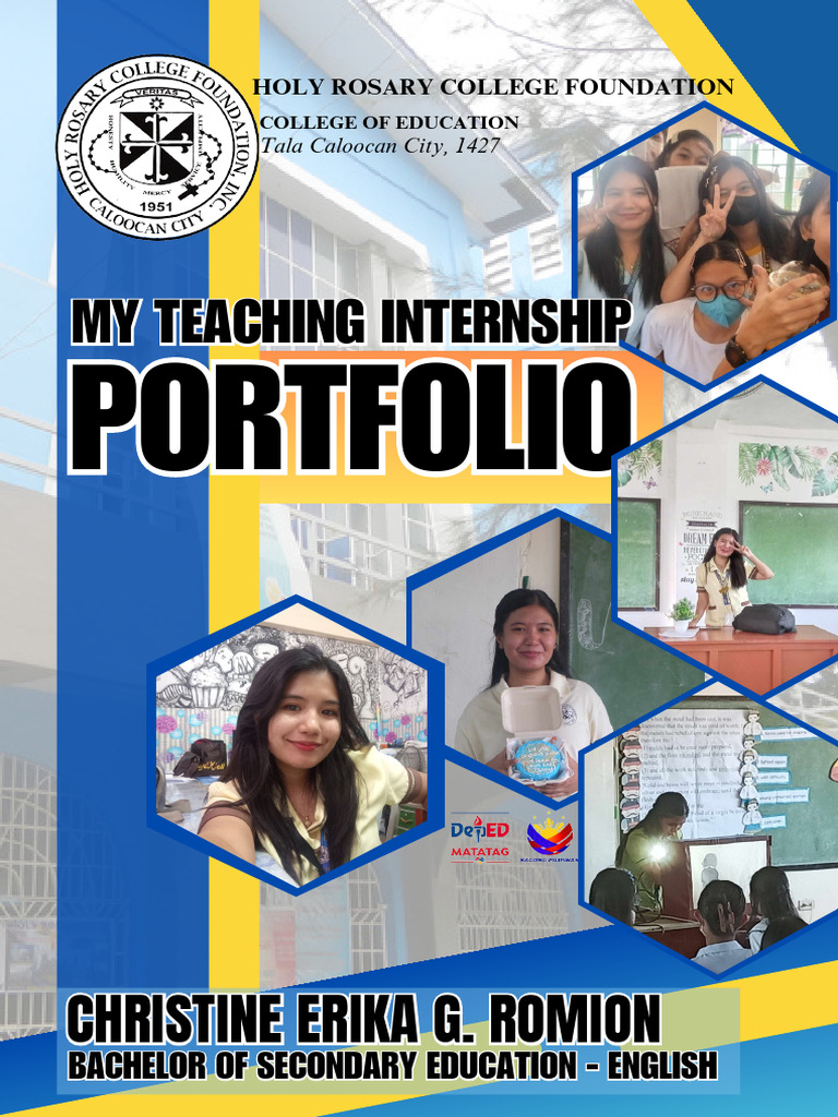 Teaching Internship Portfolio: English | PDF | Teachers | Learning