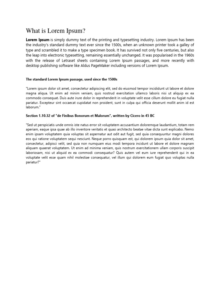 What Is Lorem Ipsum?: Lorem Ipsum Is Simply Dummy Text of The Printing ...