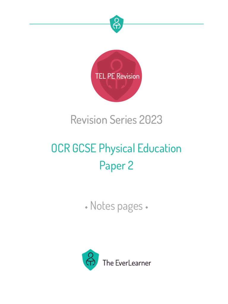 2023 Ocr Gcse Pe Revision Notes2 | PDF | Behavioural Sciences | Psychology