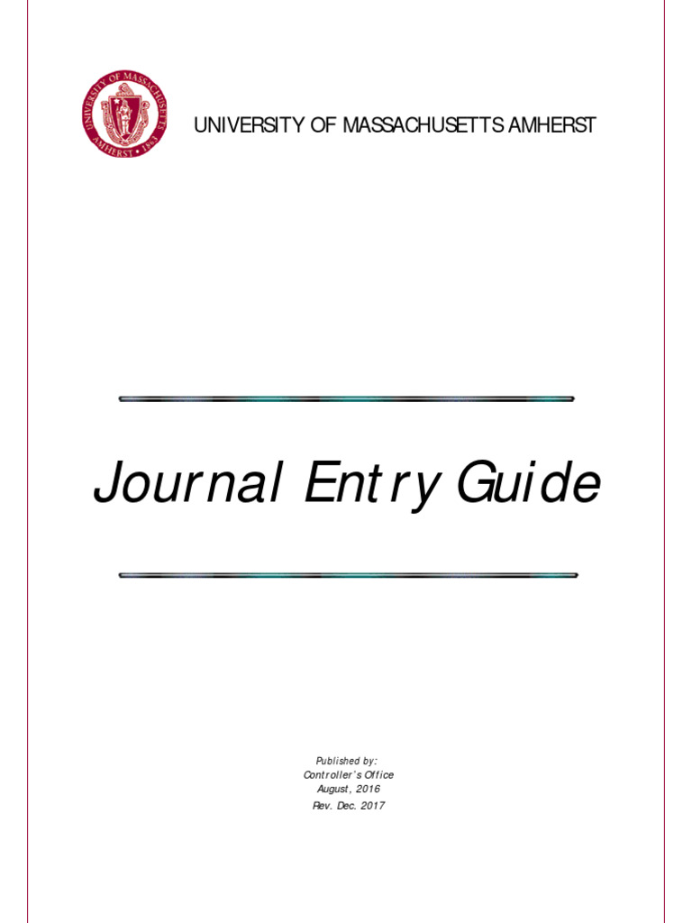 Journal Entry Guide | Download Free PDF | Debits And Credits ...