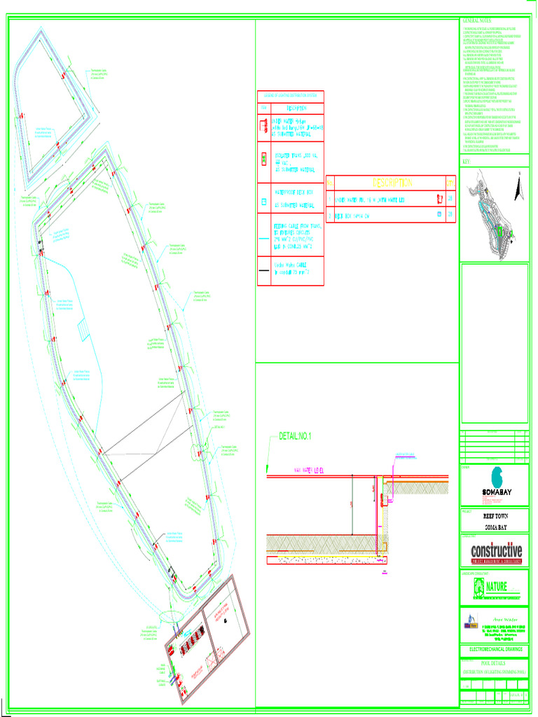 Somaa Bay Pool Reef Town- Emw 3 (1)-Pool Plan | PDF | Building Engineering