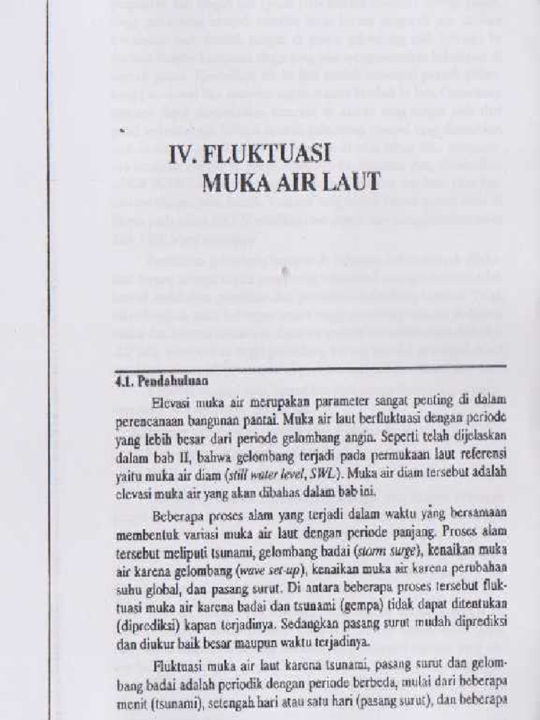 Pertemuan 5 - Fluktuasi Muka Air | PDF