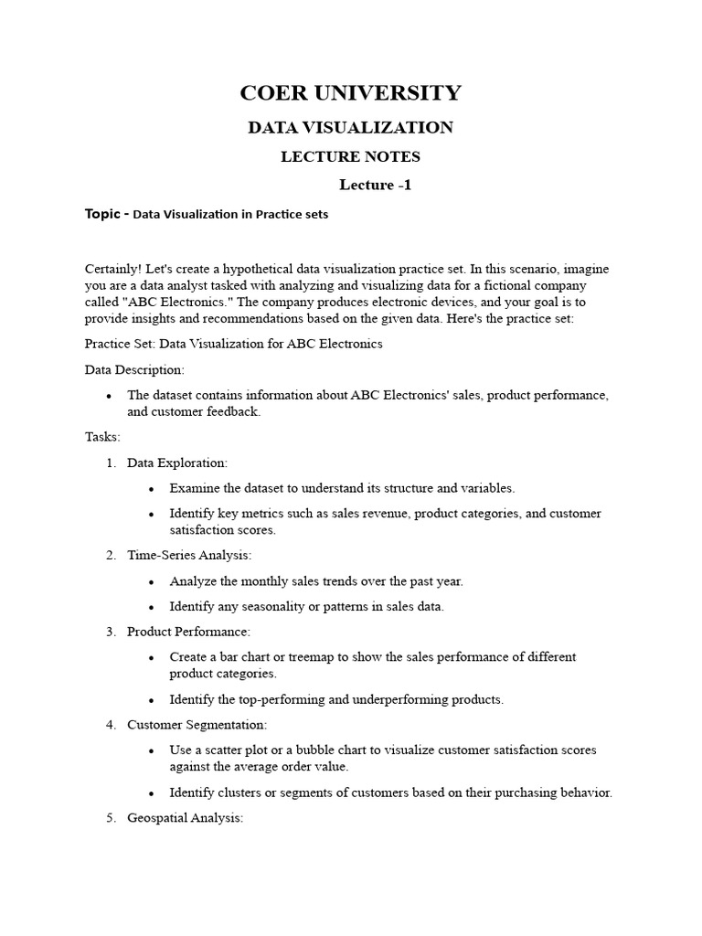 Notes Data Visualization Unit 5 | PDF | Data Analysis | Web Development