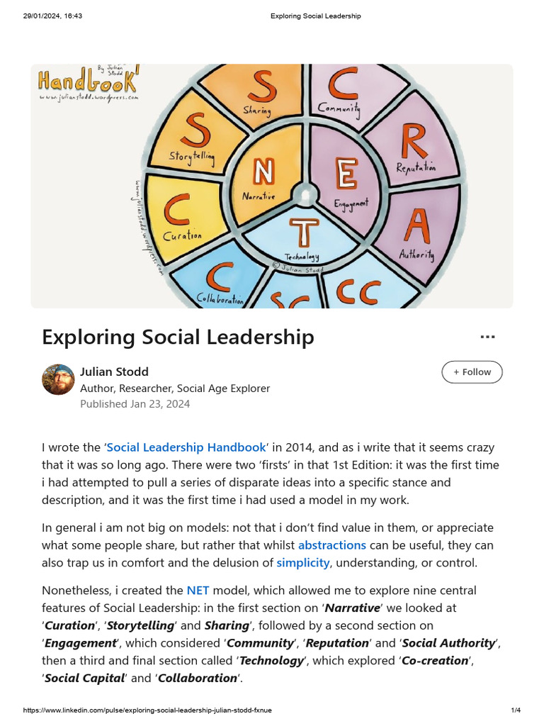 Exploring Social Leadership | PDF | Storytelling | Leadership