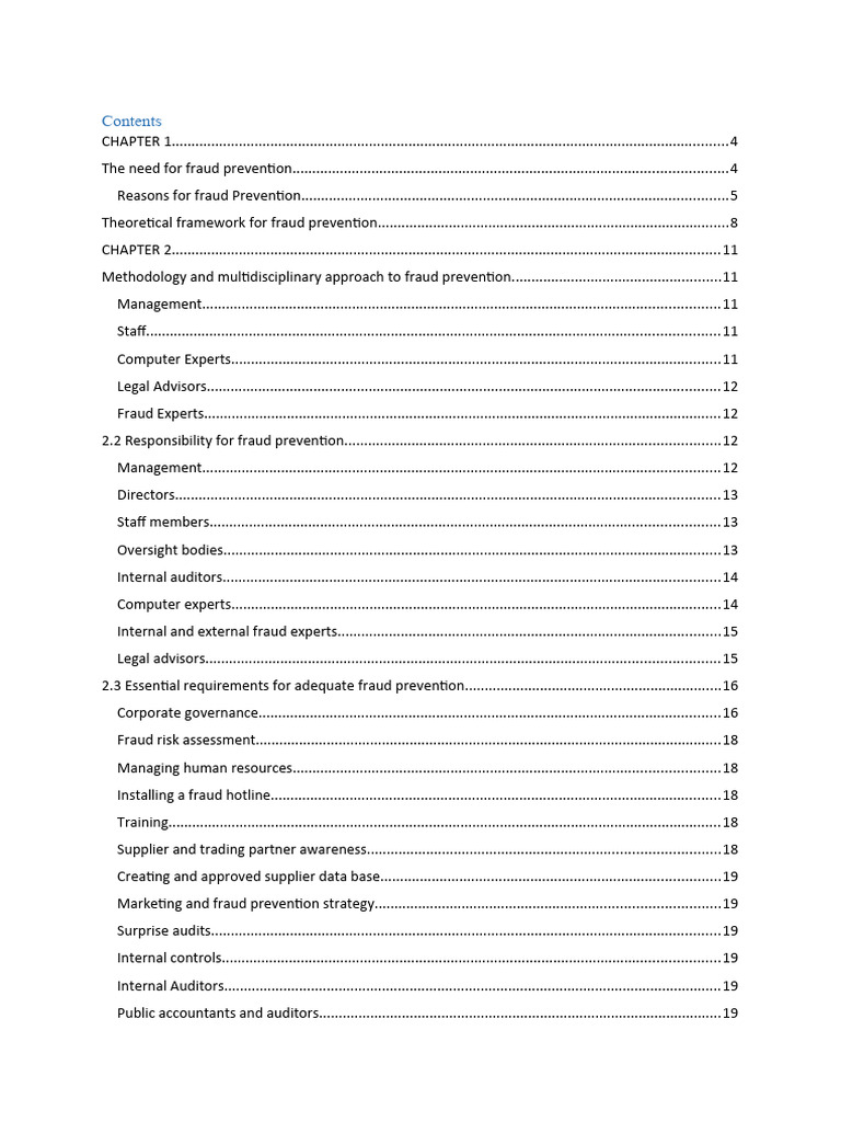 Fraud Prevention | PDF | Audit | Internal Audit