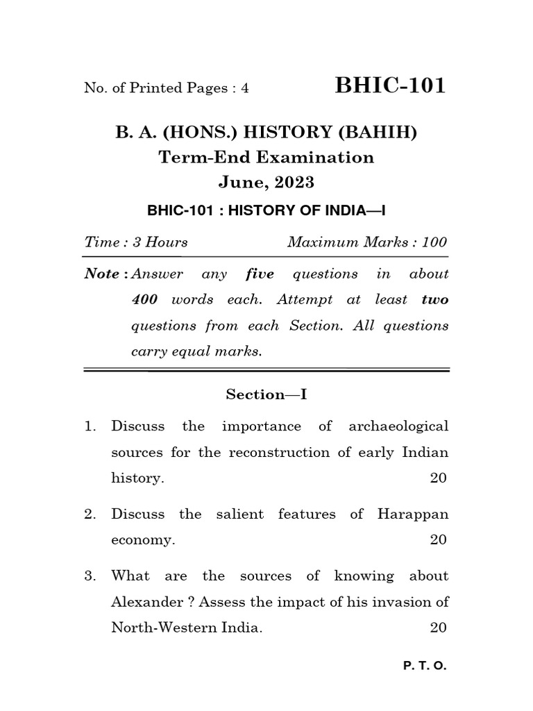 Bhic 101 | PDF