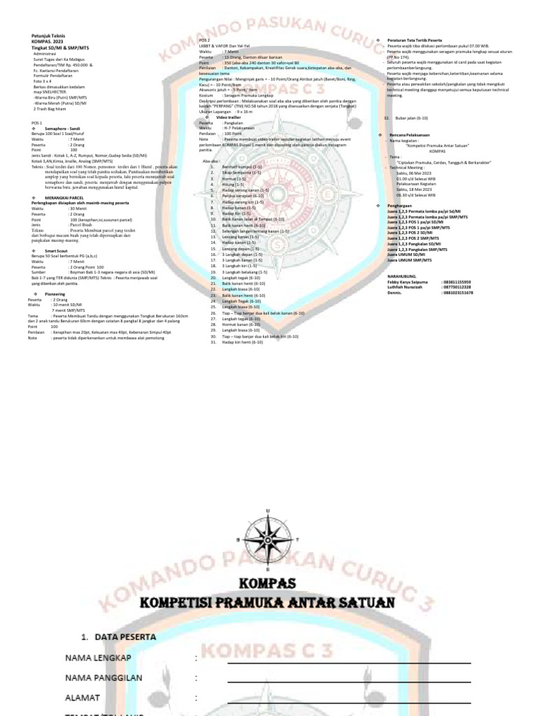 Juknis Kompas 2023 | PDF