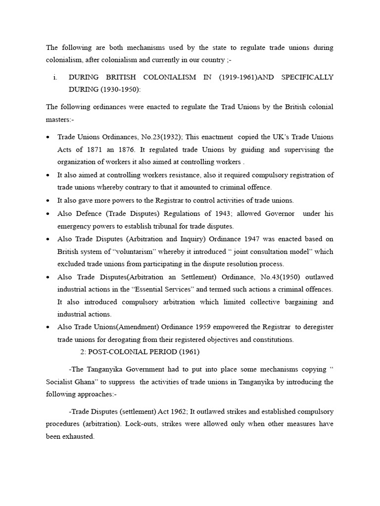 1&2 | PDF | Trade Union | Arbitration