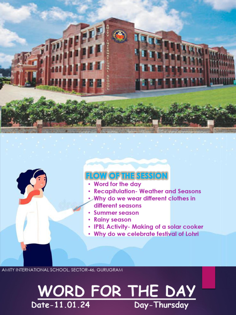 Weather and Seasons PPT - EVS 2 1 | PDF | Rain | Monsoon