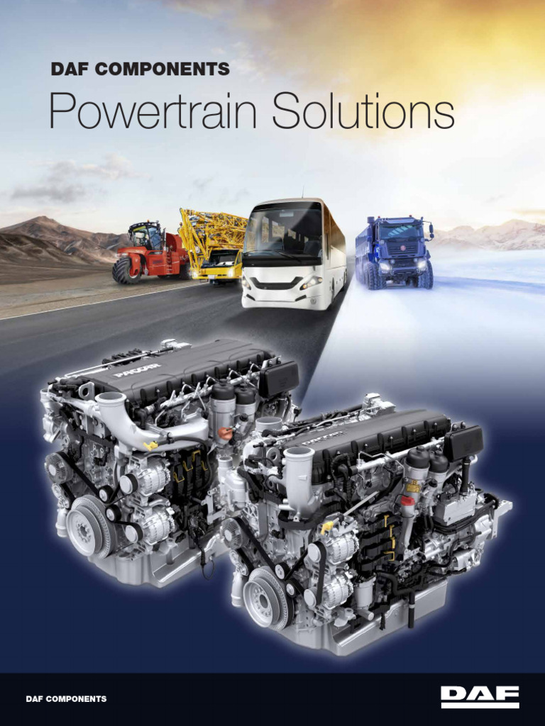 DAF Components Brochure | PDF | Engines | Truck