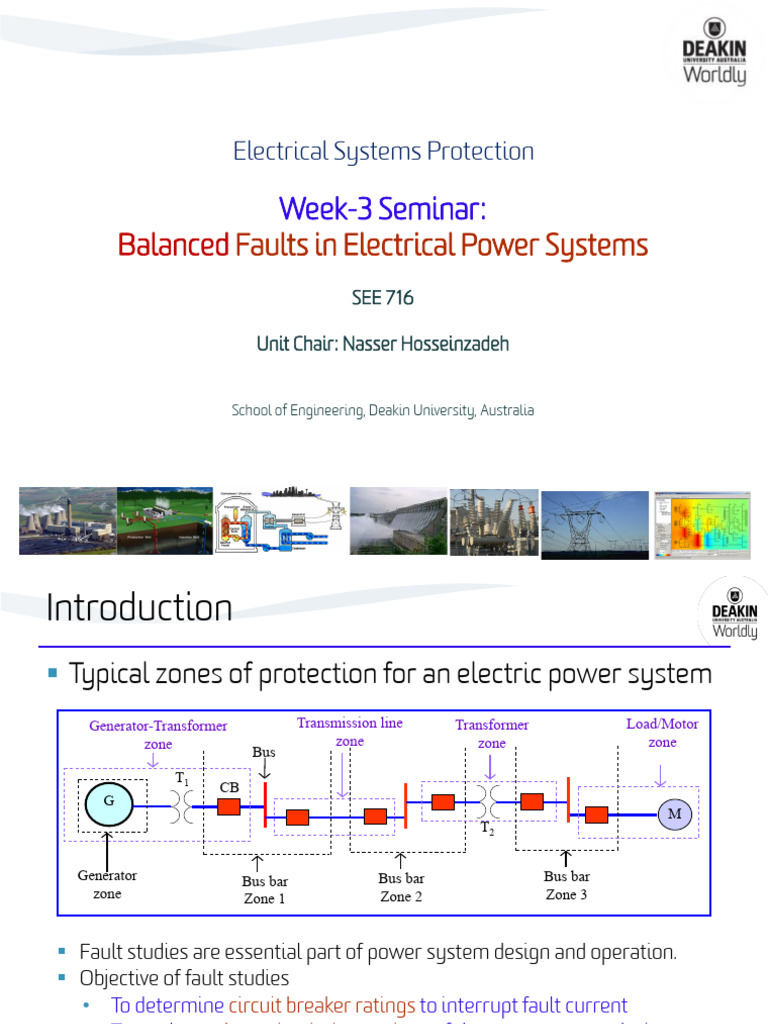 SEE716 - Seminar Week 3 - Balanced Fault Calculations1 | Download Free PDF | Relay | Electric ...