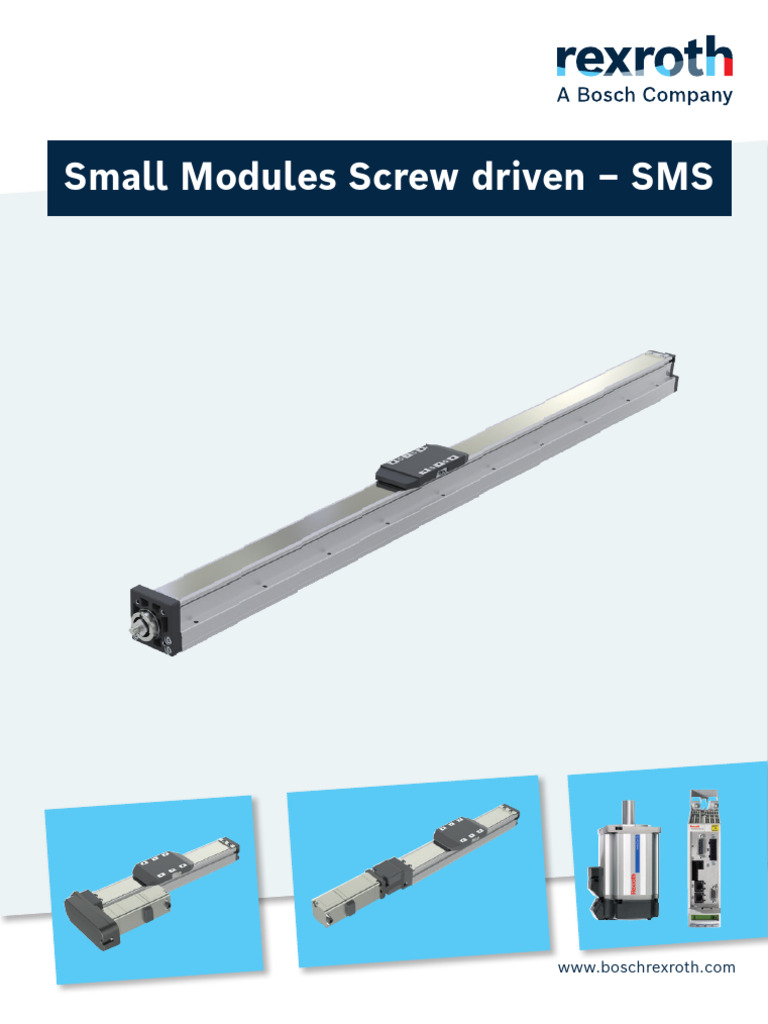 Small Modules Screw Drive Overview | PDF | Belt (Mechanical) | Screw