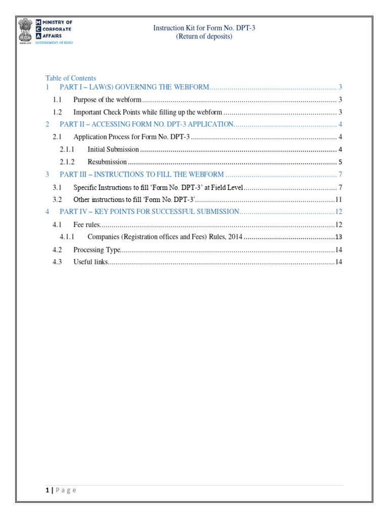 Instruction Kit - DPT-3 | PDF | Deposit Account | Login