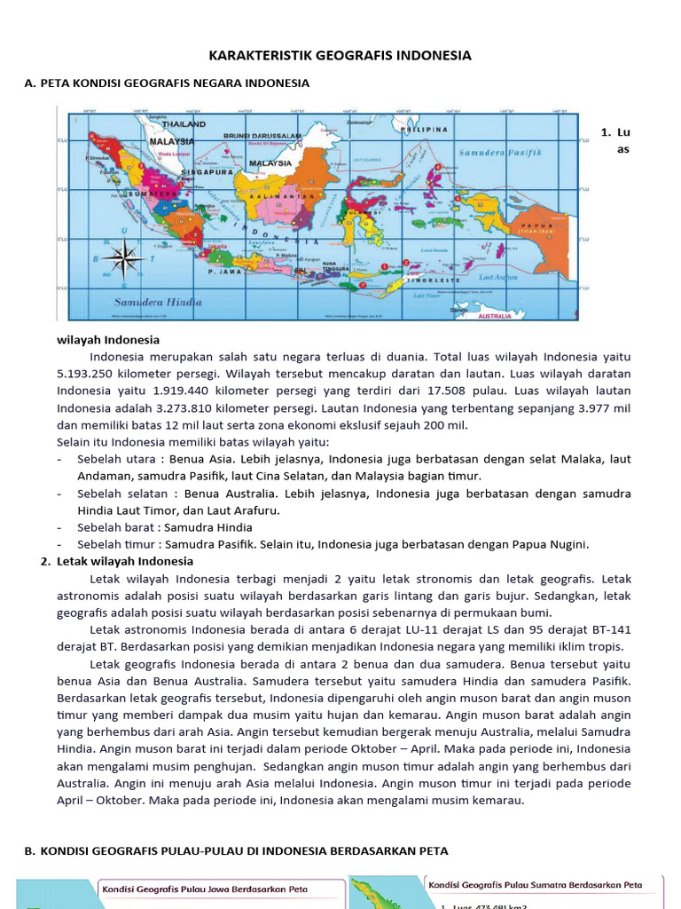 1 - Latso Letak Geografis Negara Indonesia 1 | PDF