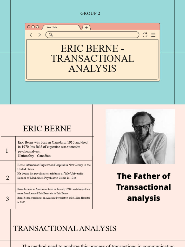 Berne Transactional Analysis | PDF | Cognition | Cognitive Science
