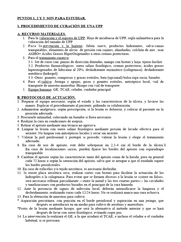 TBE UPP Material Estudiar y Ejercicios | PDF | Herida | Epidermis