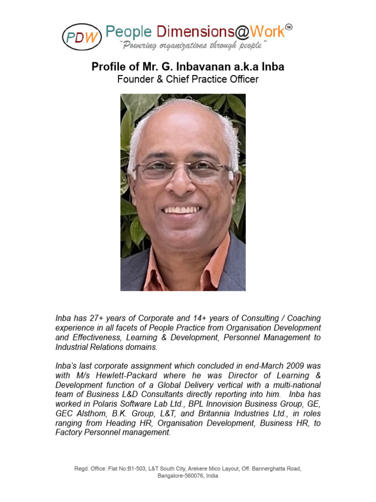 Profile-Inba-2024- | PDF | Human Resource Management | Business