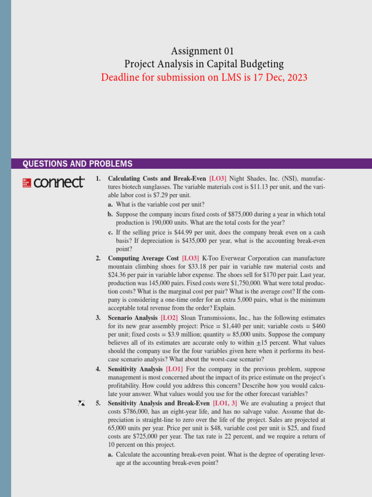 Assignment 01 | PDF | Business | Business Economics