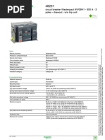 Product Data Sheet: Circuit Breaker Masterpact NW25H1 - 2500 A - 4 ...