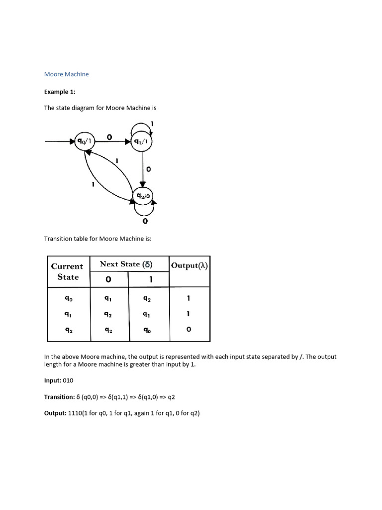 Lecture7 Fa With Output Examples Pdf String Computer Science Applied Mathematics