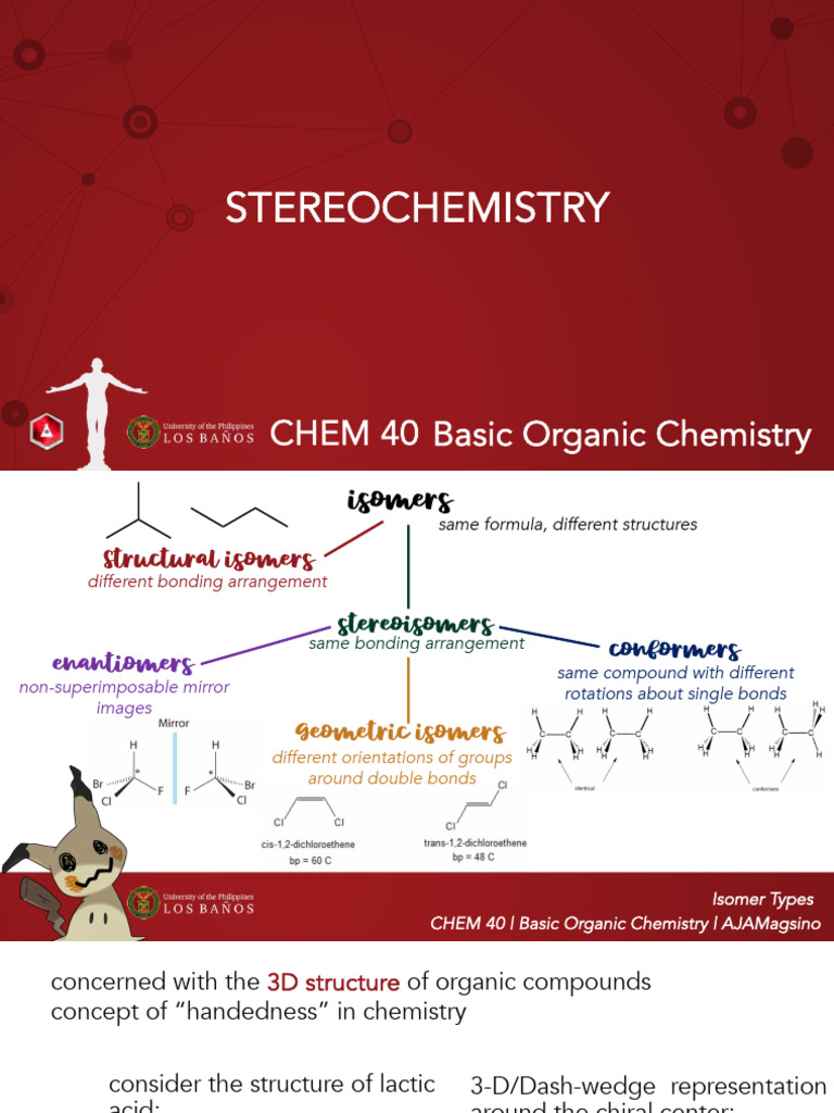 04 - Stereochemistry Part 1 3 | PDF | Chirality (Chemistry) | Isomer