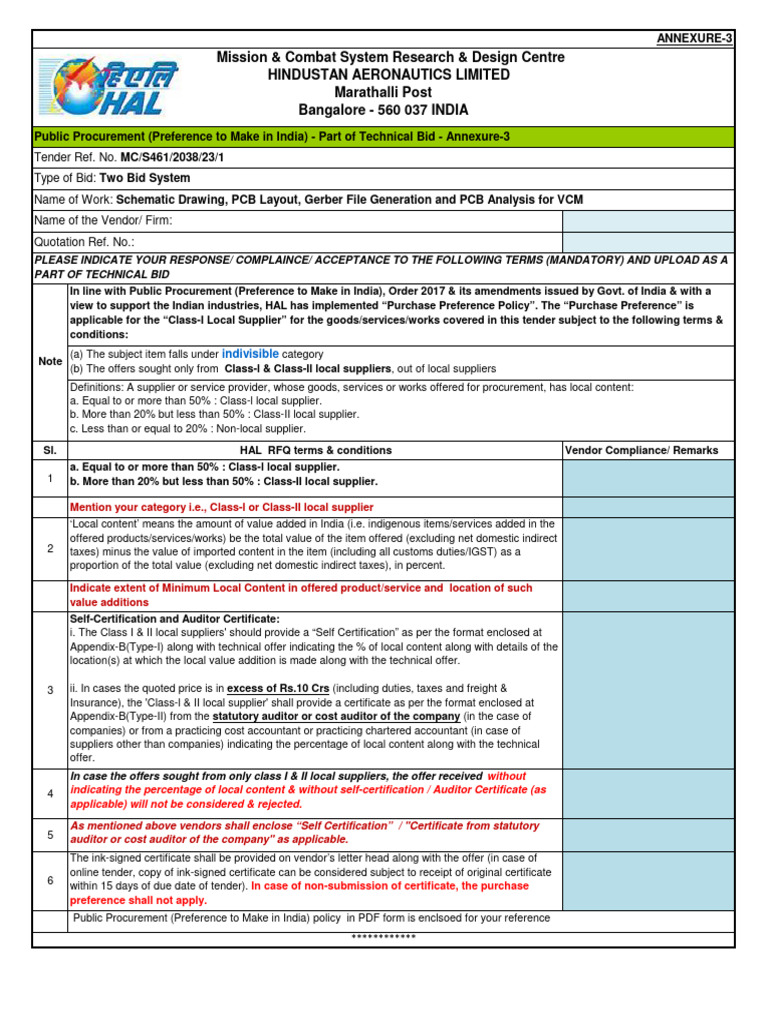 ANNEXURE-3 | PDF | Accountant | Procurement