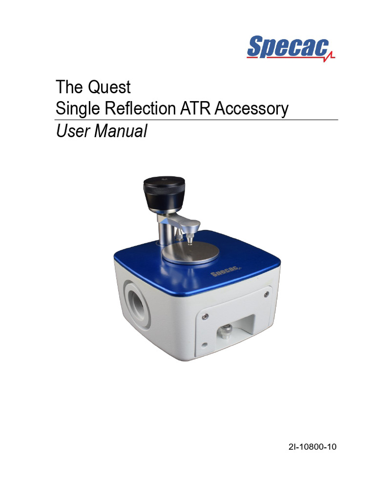 Specac Quest ATR Accessory | PDF | Mirror | Optics