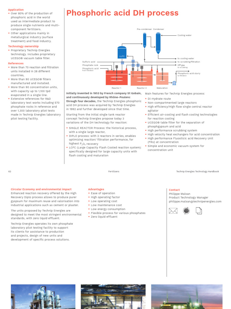 Phosphoric Acid | PDF | Filtration | Acid