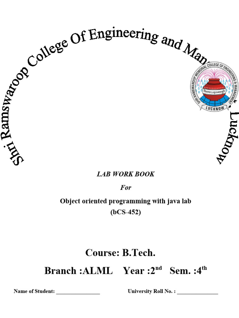 2nd Year FrontPage - Oops | PDF