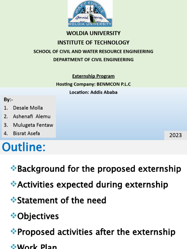 Externship (for Presentation) | PDF | Design | Engineering